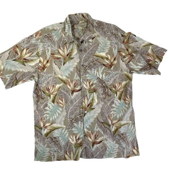 Tori Richard | Shirts | Tori Richard Shirt Mens Large Brown Floral ...